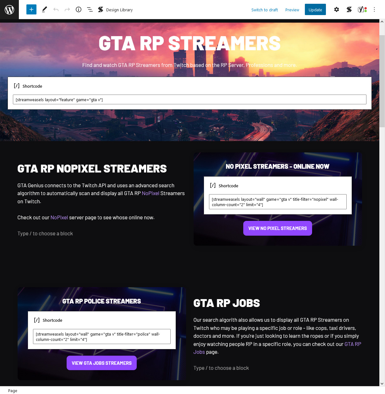How I Built a Twitch Integrated GTA Website in a Day - StreamWeasels