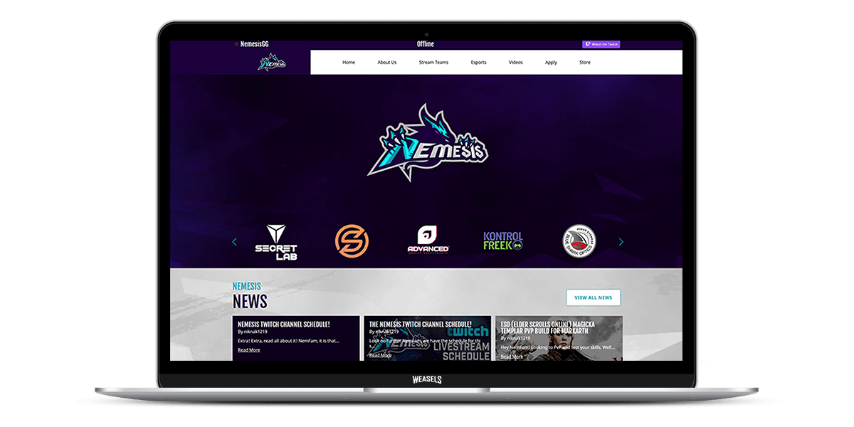 Twitch WordPress Themes for Streamers, Gamers and eSports