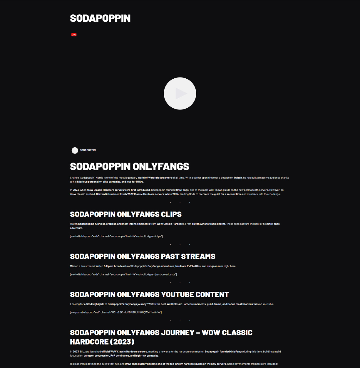 How I Built a Twitch Integrated WoW Website in a Day - StreamWeasels